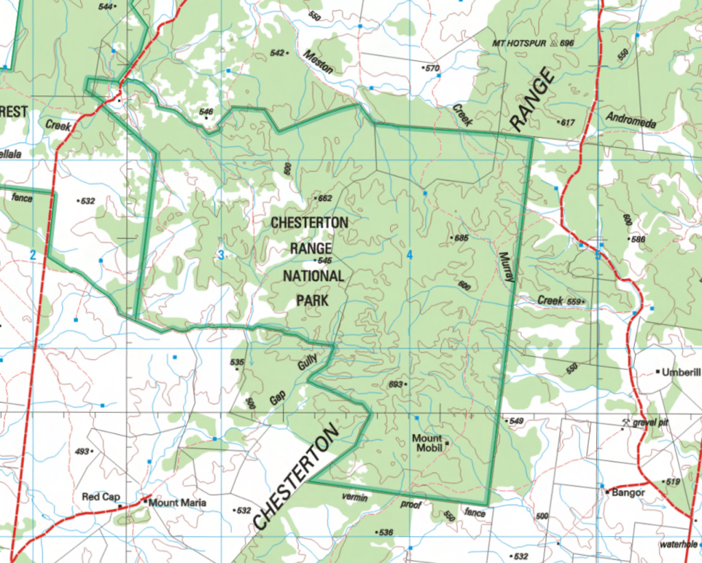 Chesterton Range National Park | by map and compass