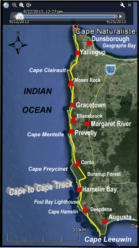Cape to Cape Track WA | by map and compass