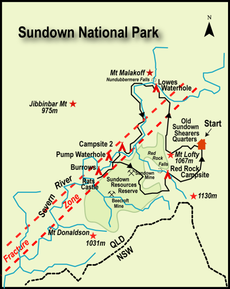 Northern Sundown National Park. | by map and compass
